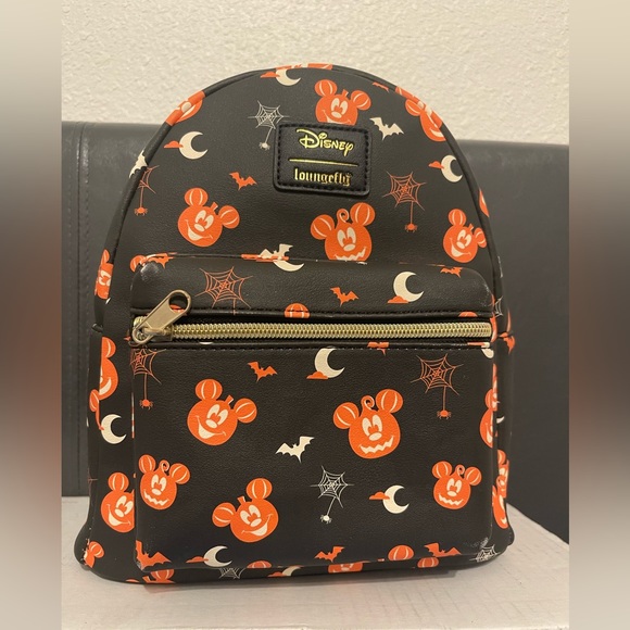 Loungefly | Bags | Loungefly Disney Mickey Mouse Halloween Pumpkin Jack ...